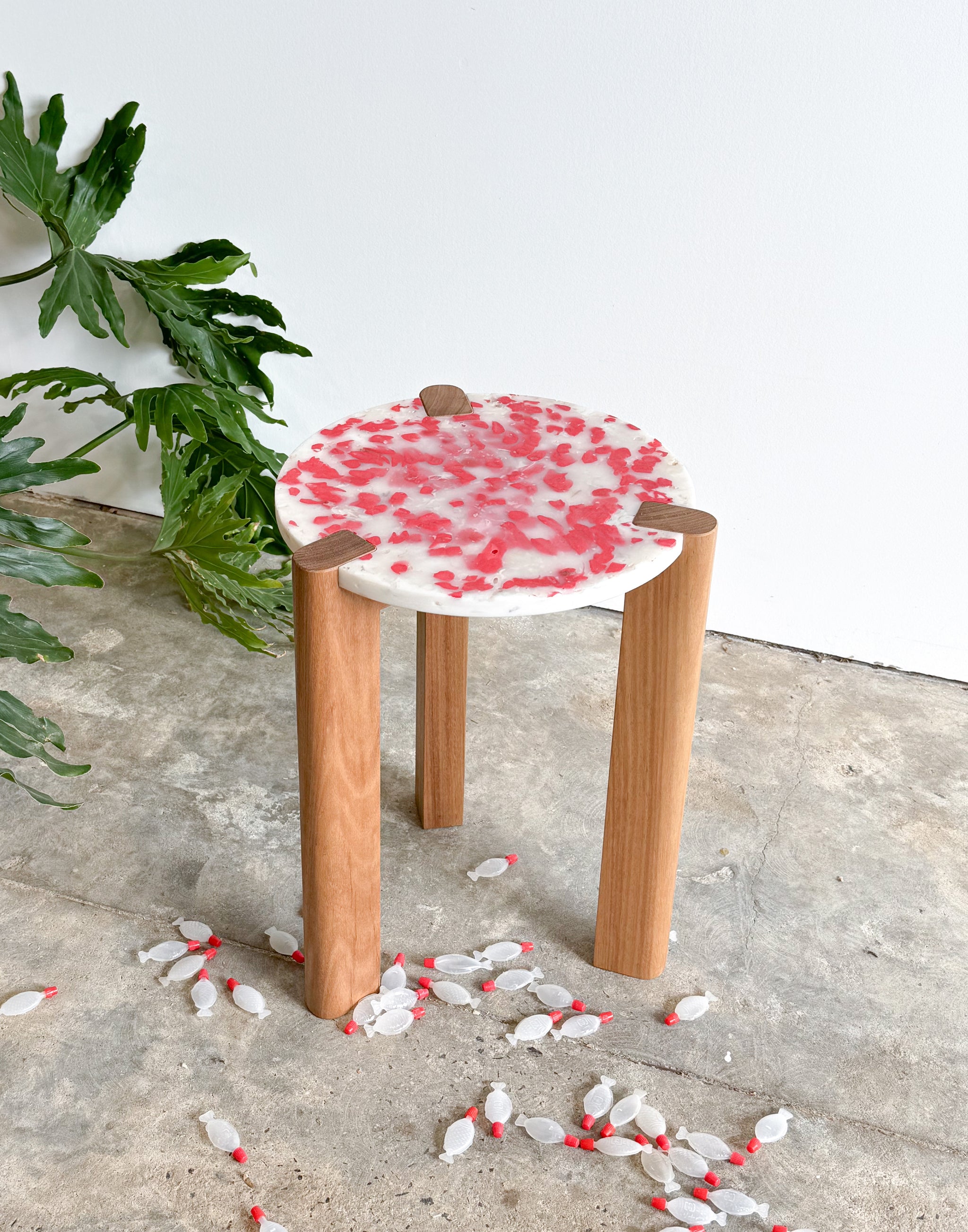 Soy Milk Stool - Recycled Plastic
